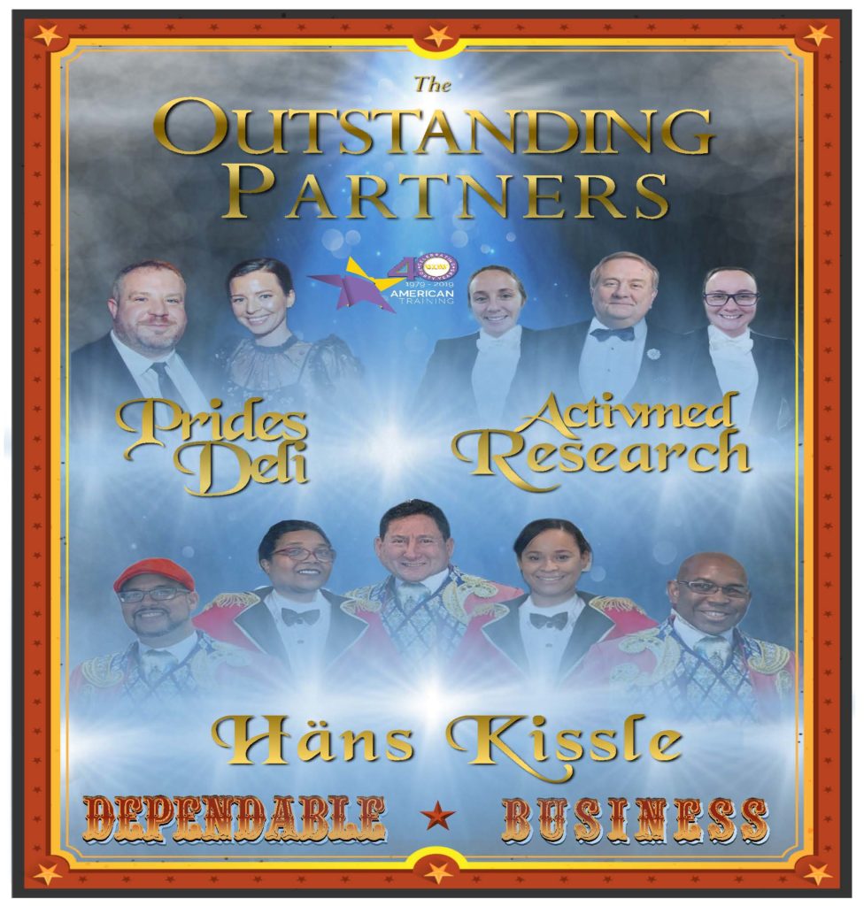 Outstanding Partner poster - American Training American Training